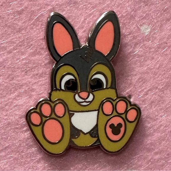 Disney | Accessories | Disney Bambi Thumper Big Foot Hidden Mickey Trading Pin | Poshmark